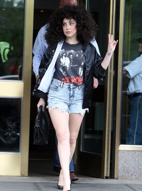 Lady Gaga Goes For The Daisy Dukes Look In A Pair Of Denim Shorts This Weeks Capital 